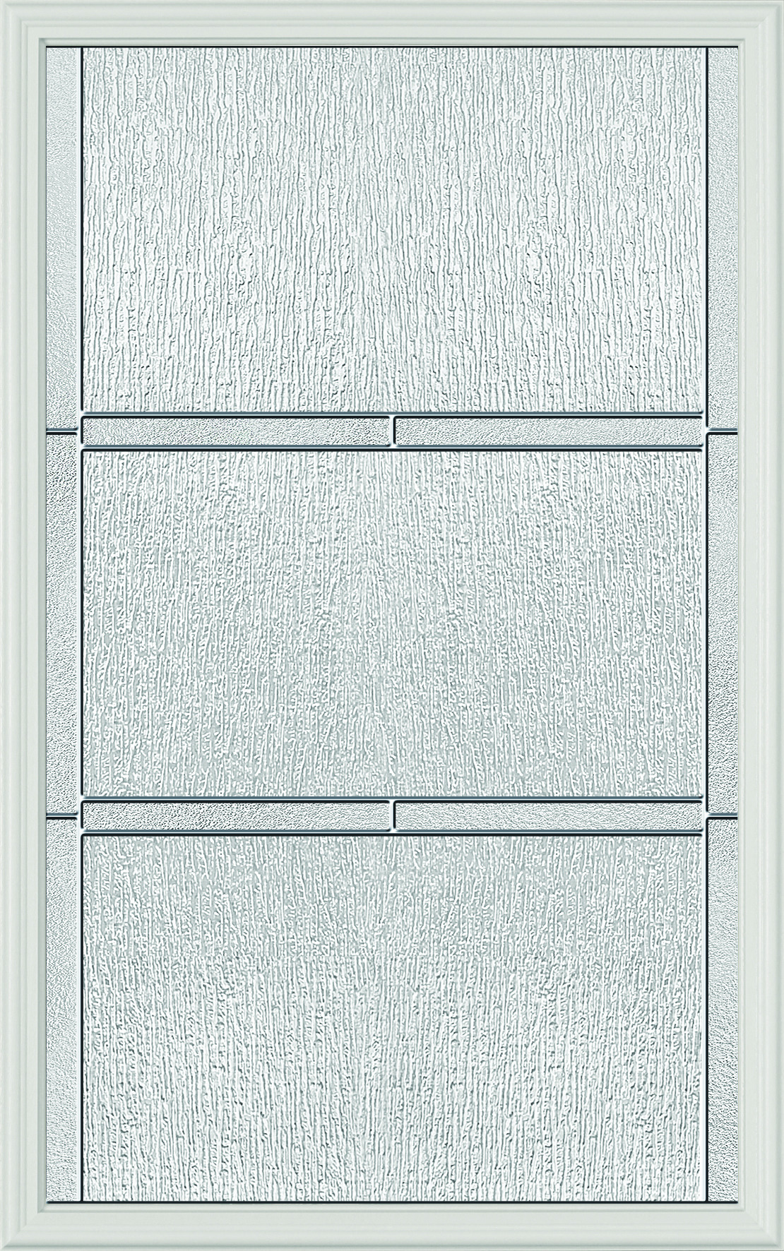 Design-Pro™ Fiberglass Exterior Doors: Oak Full View Glass Panel ...