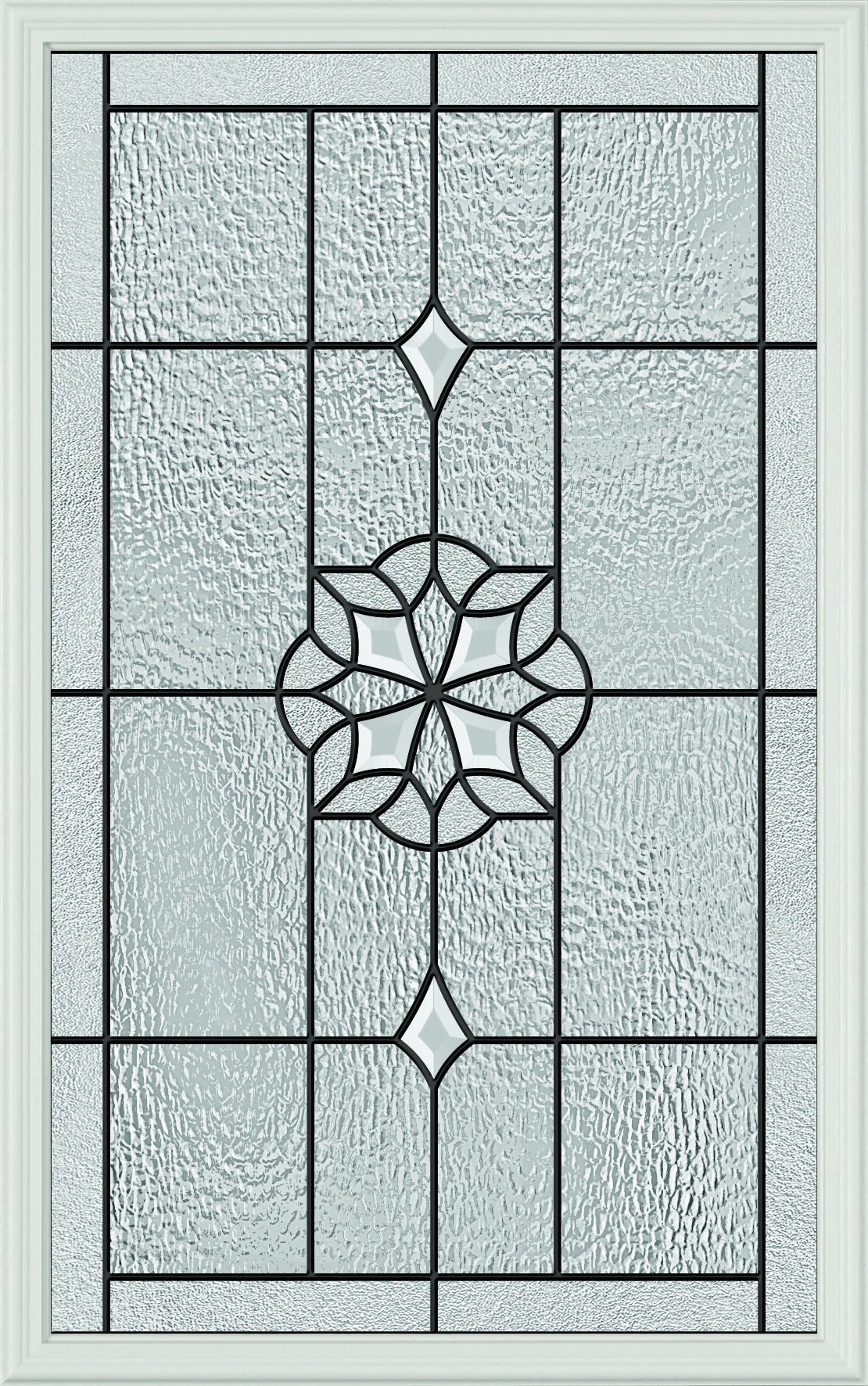 Design-Pro™ Fiberglass Exterior Doors: Mahogany Full View Glass Panel ...