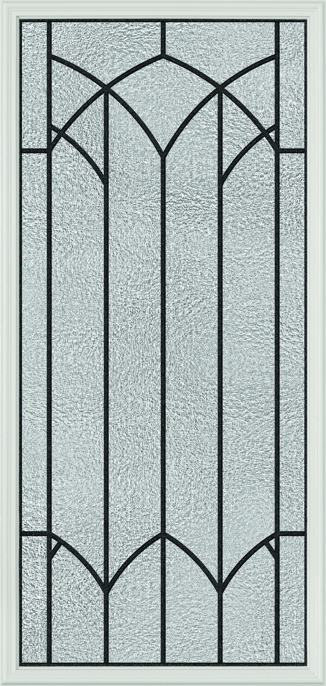 Design-Pro™ Fiberglass Exterior Doors: Mahogany Full View Glass Panel ...